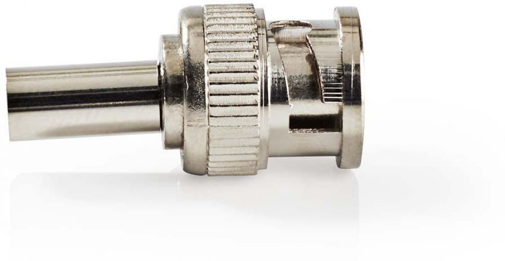 BNC Connector | Male | For 6.0mm Coaxial Cables | 25 pieces | Metal ...