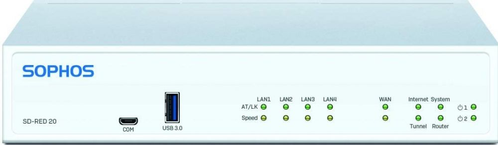 SOPHOS RED 20 rev 1Appliance, 1-y War- with multireg pwr spl | Azerty.nl